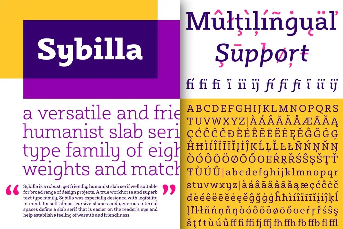 Sybilla Font - YouWorkForThem