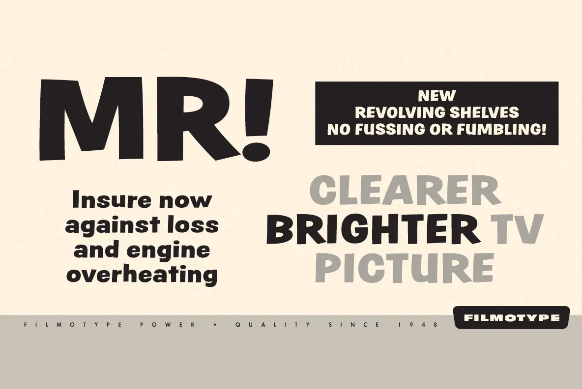 Filmotype Major Family Font - YouWorkForThem
