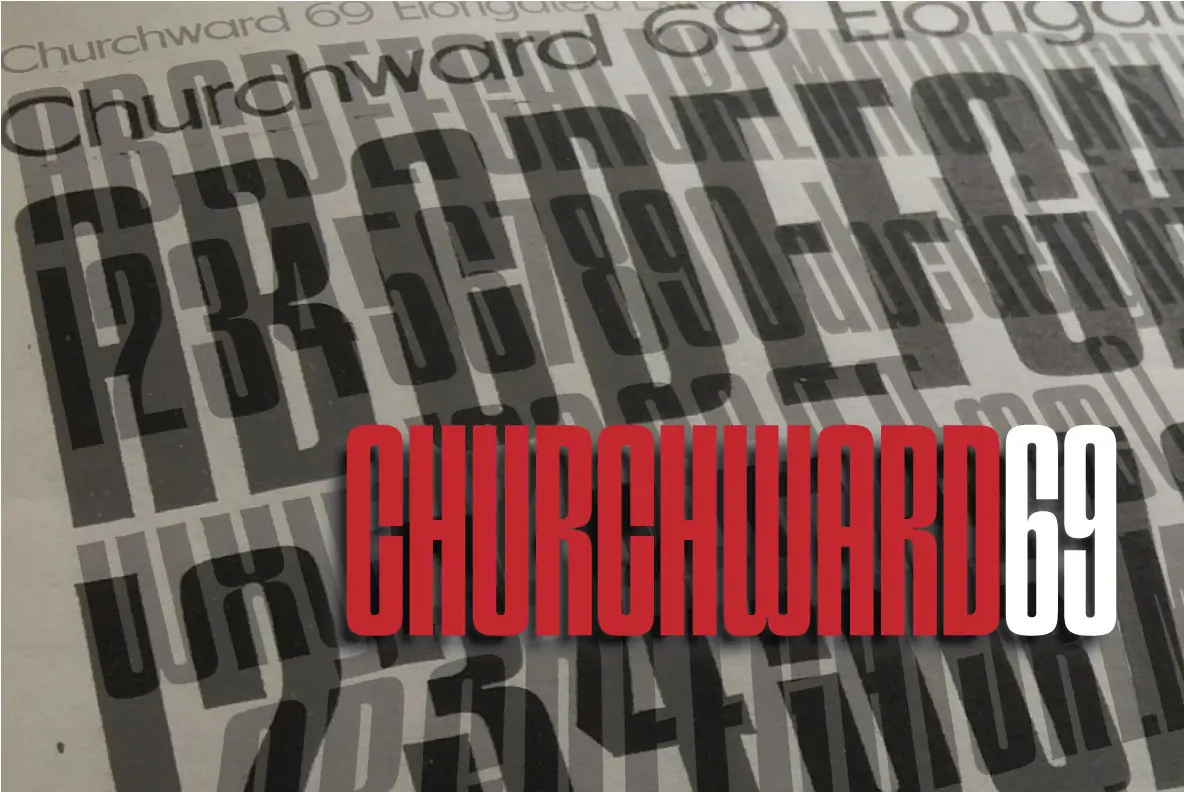 Churchward 69 Font - FontPath