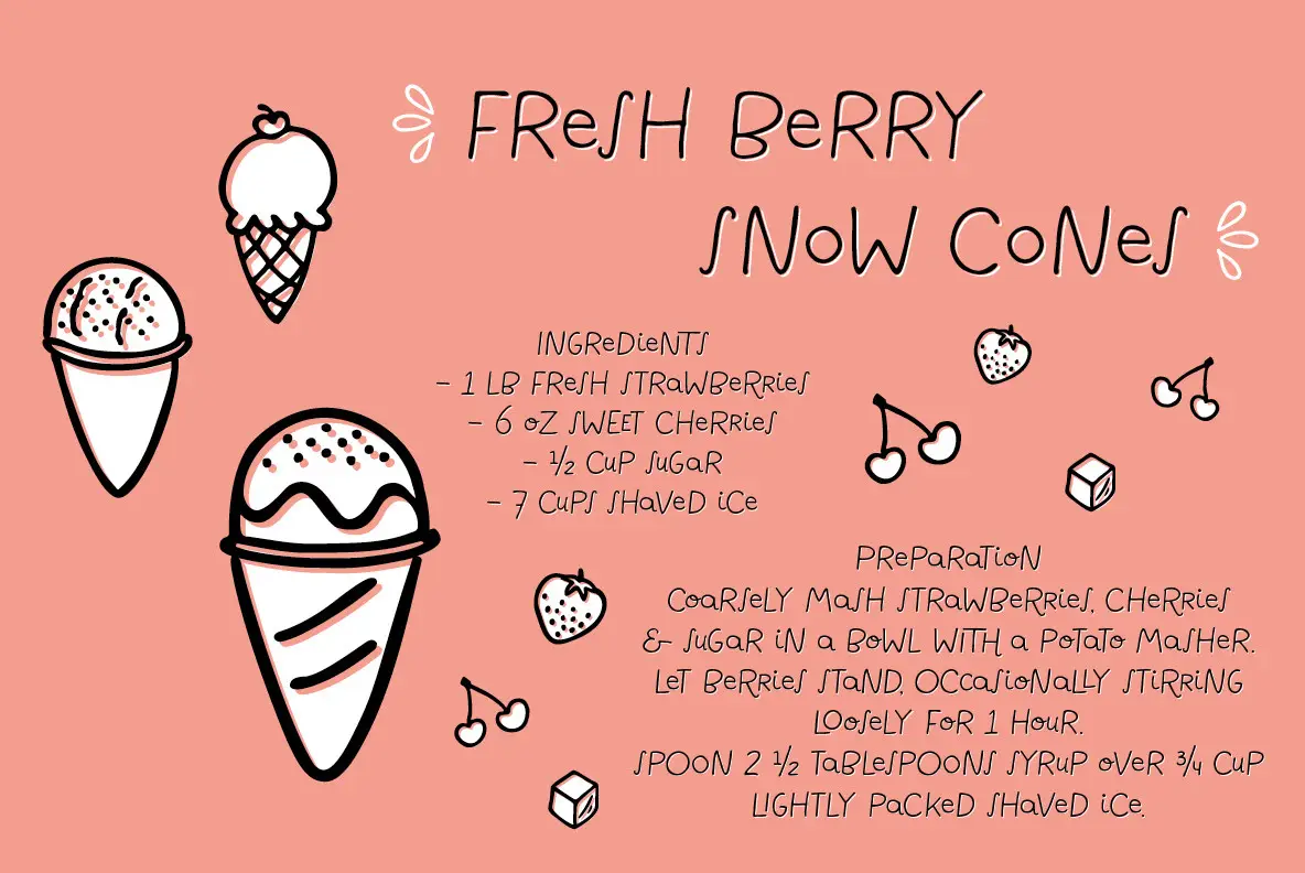 Snow Cone Pro Font - FontPath