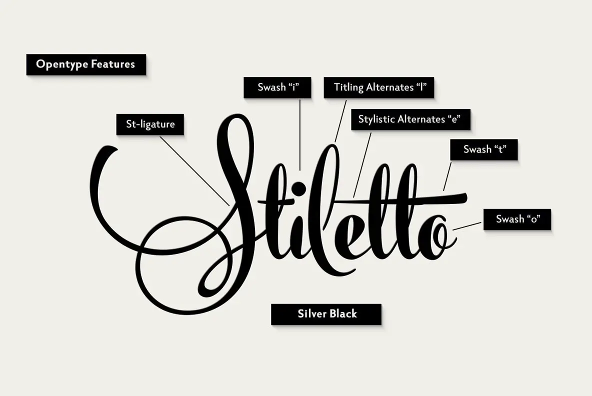 Silver Font - FontPath