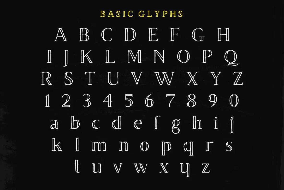 Brixton Outline Font - FontPath