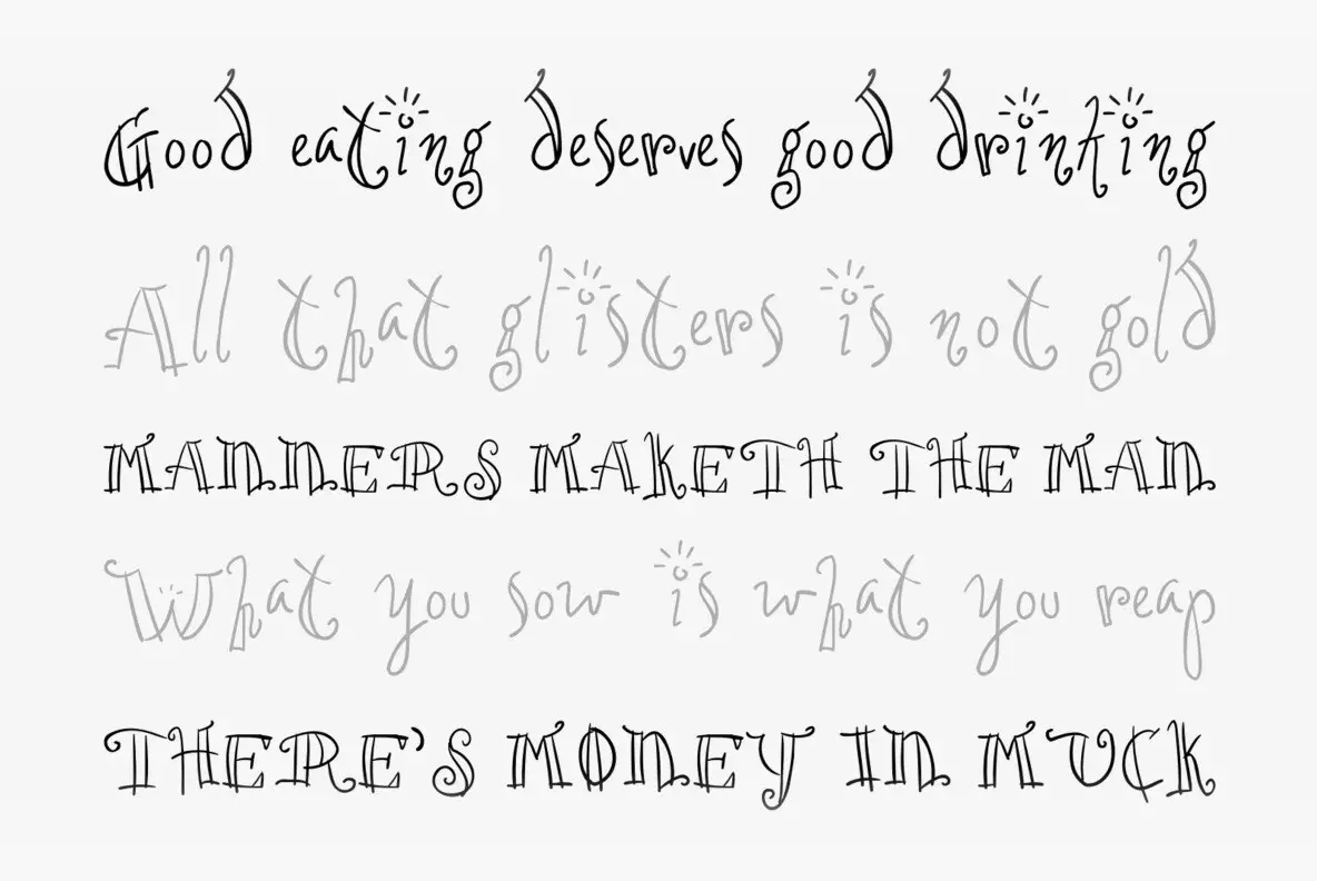 Croissant Font - YouWorkForThem