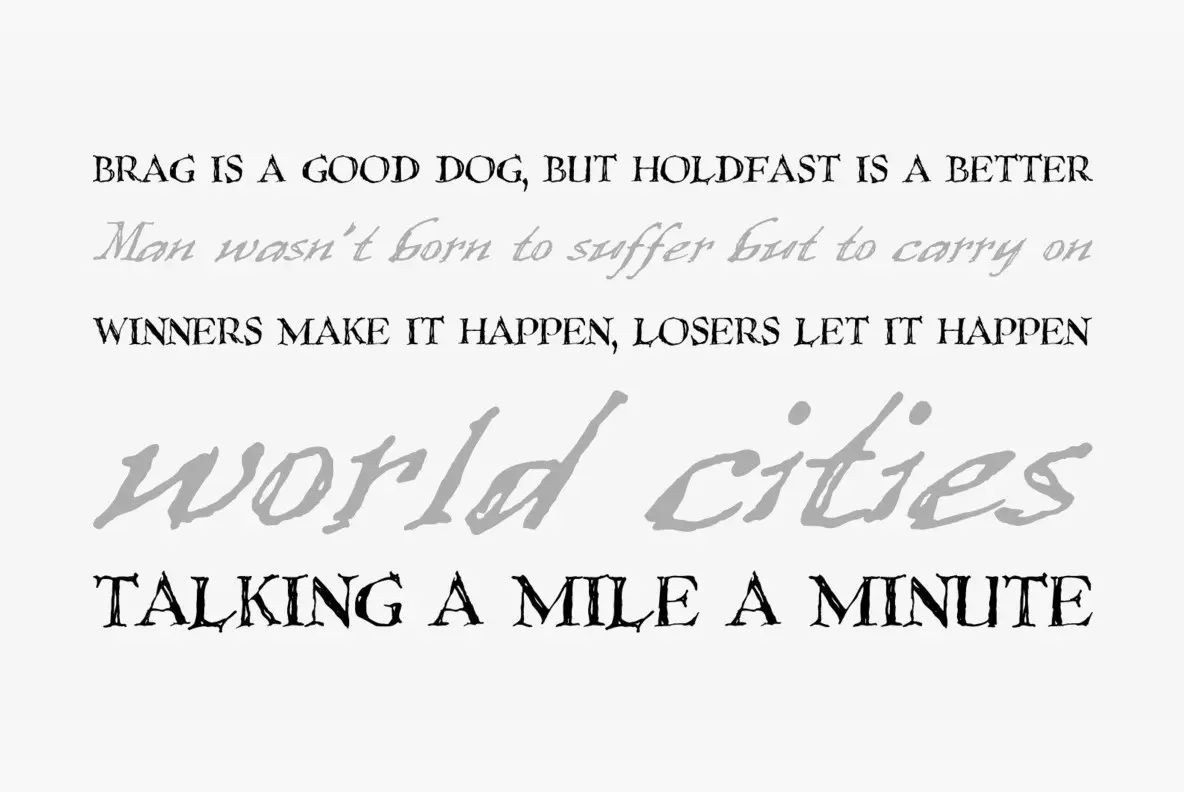 Four Score Font - YouWorkForThem