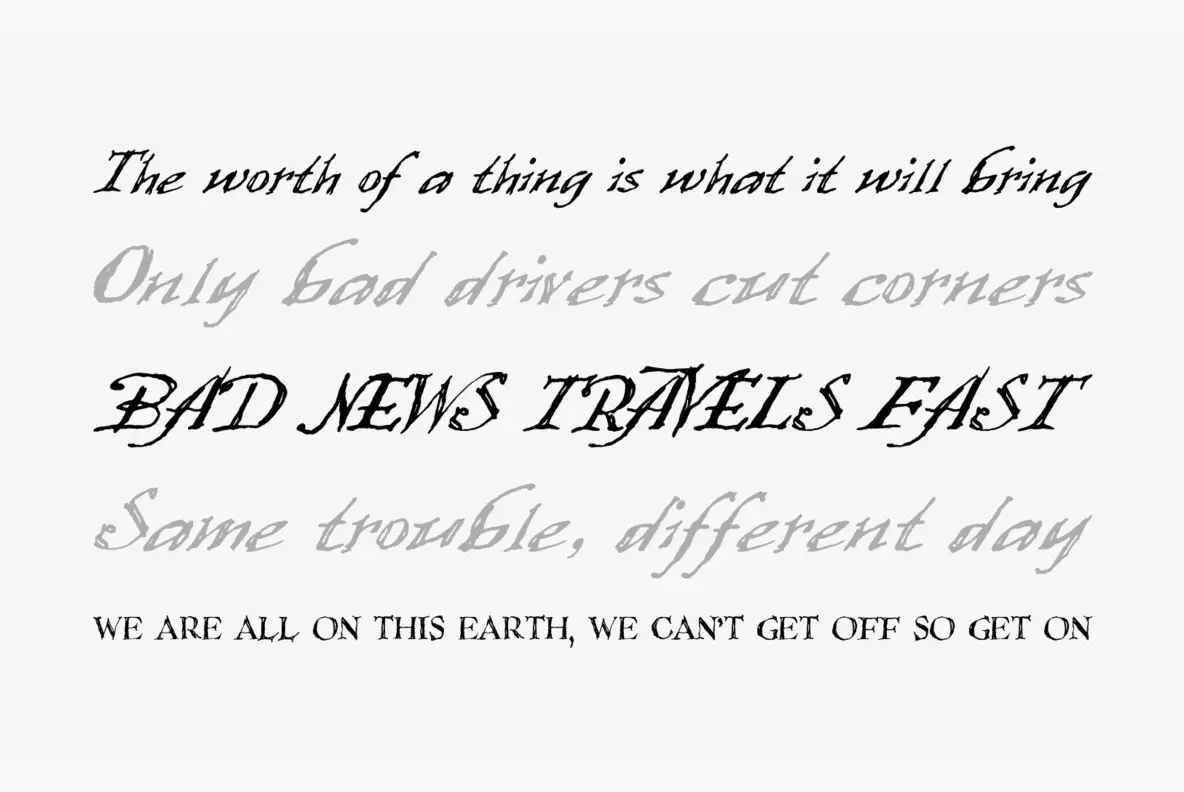 Four Score Font - YouWorkForThem