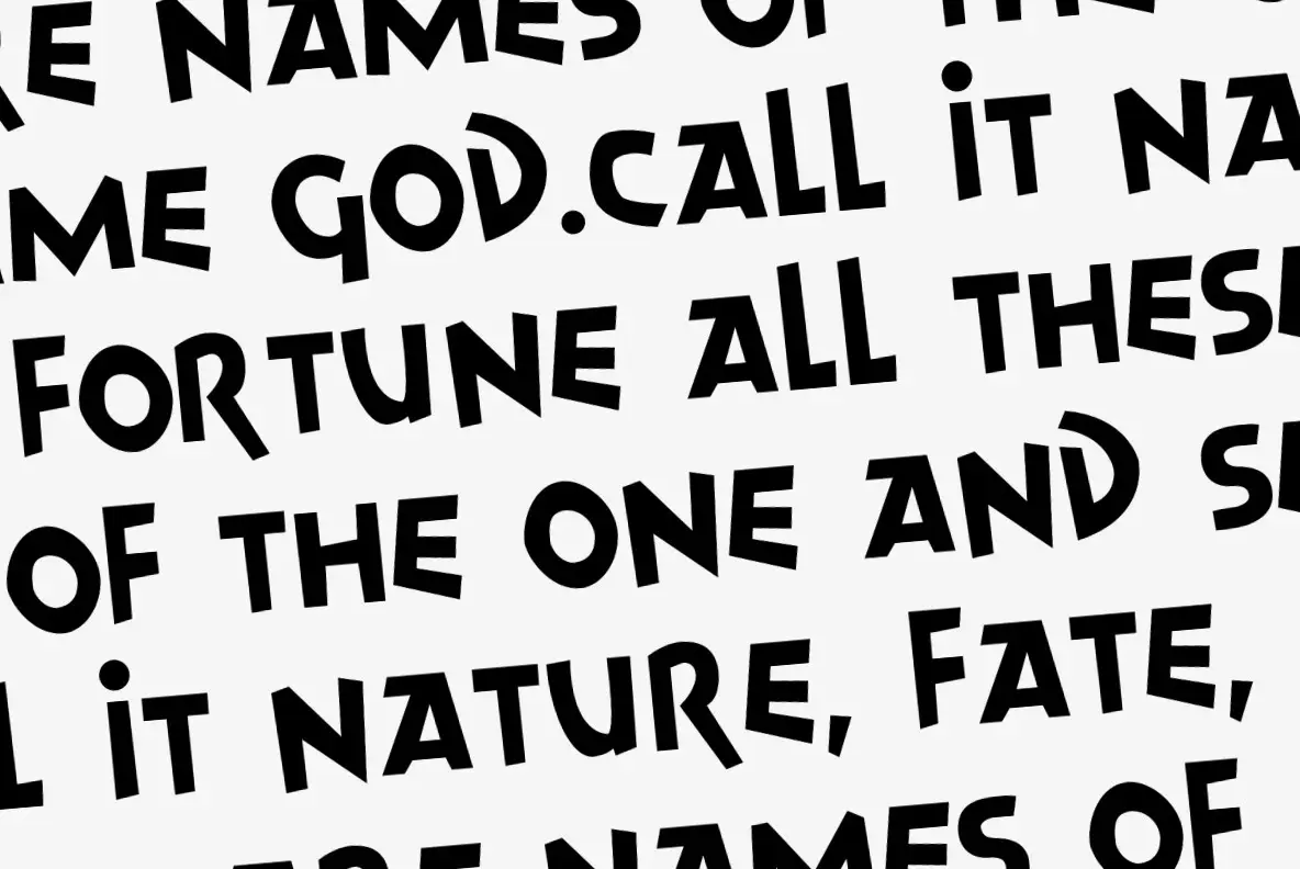 Goliath Font - YouWorkForThem