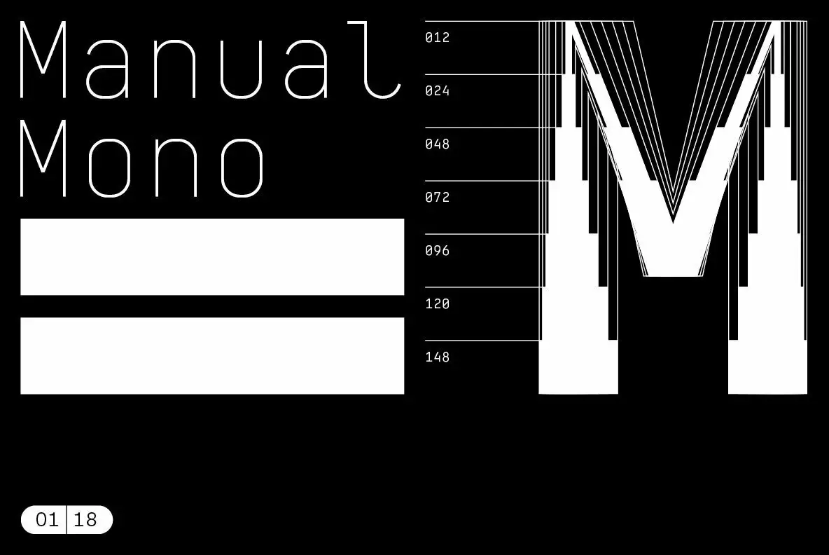 BB Manual Mono Pro Font - FontPath