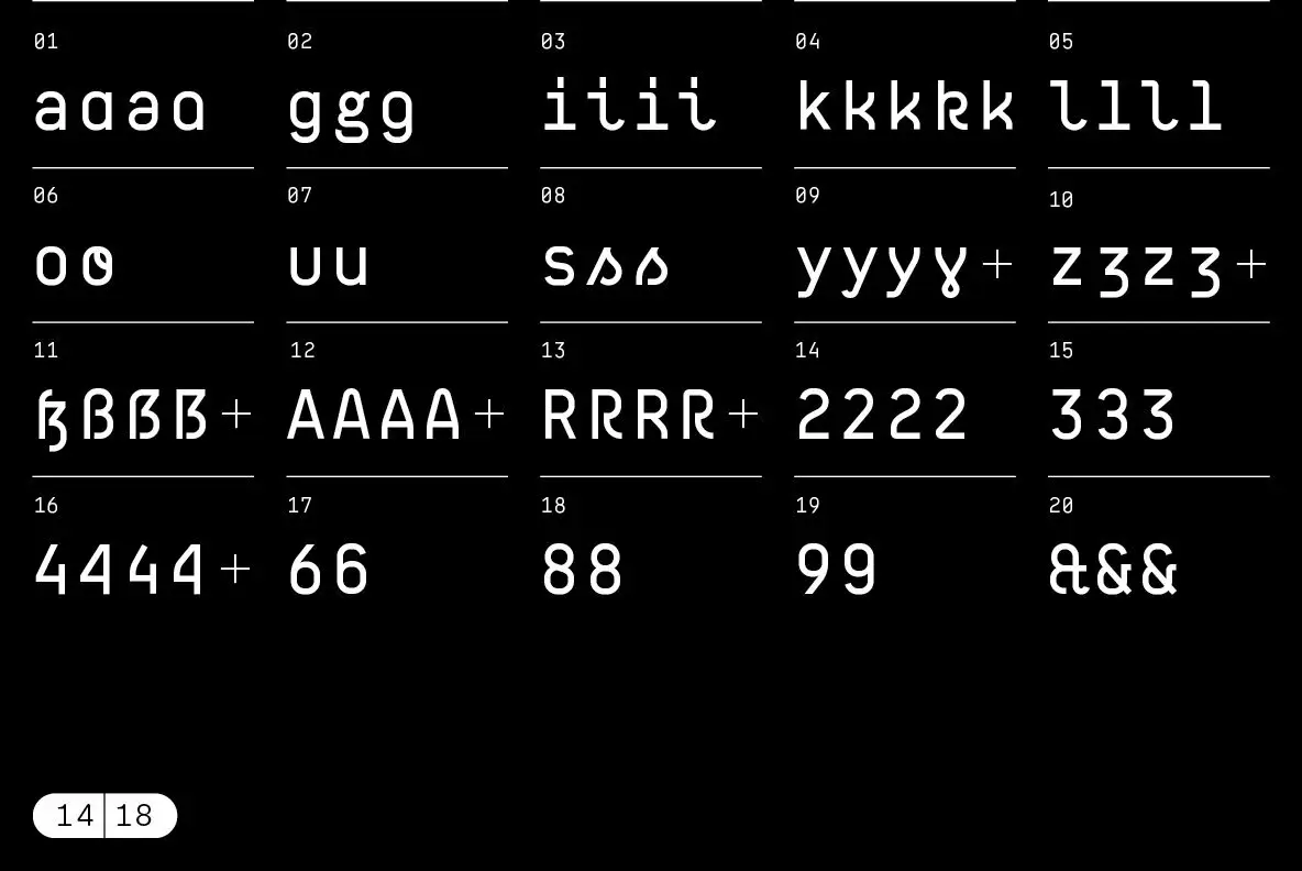 BB Manual Mono Pro Font - FontPath
