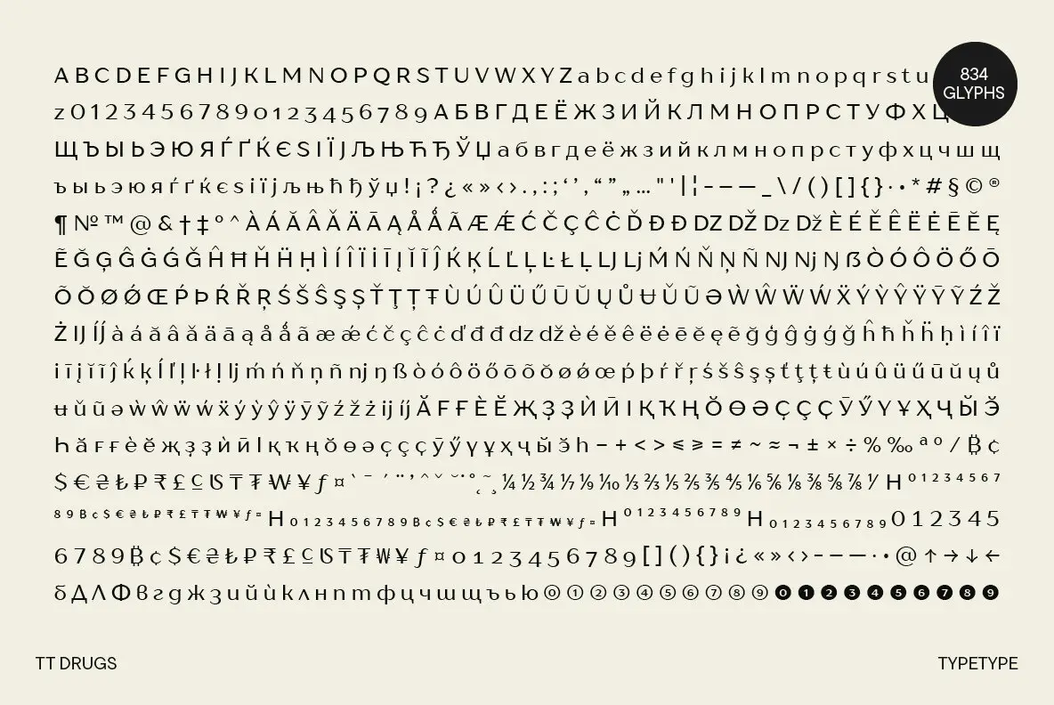 TT Drugs Font - YouWorkForThem