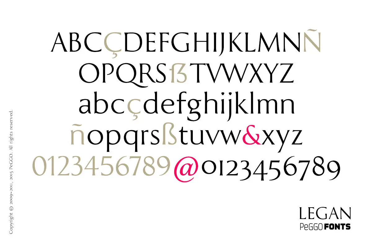 Legan Font - FontPath