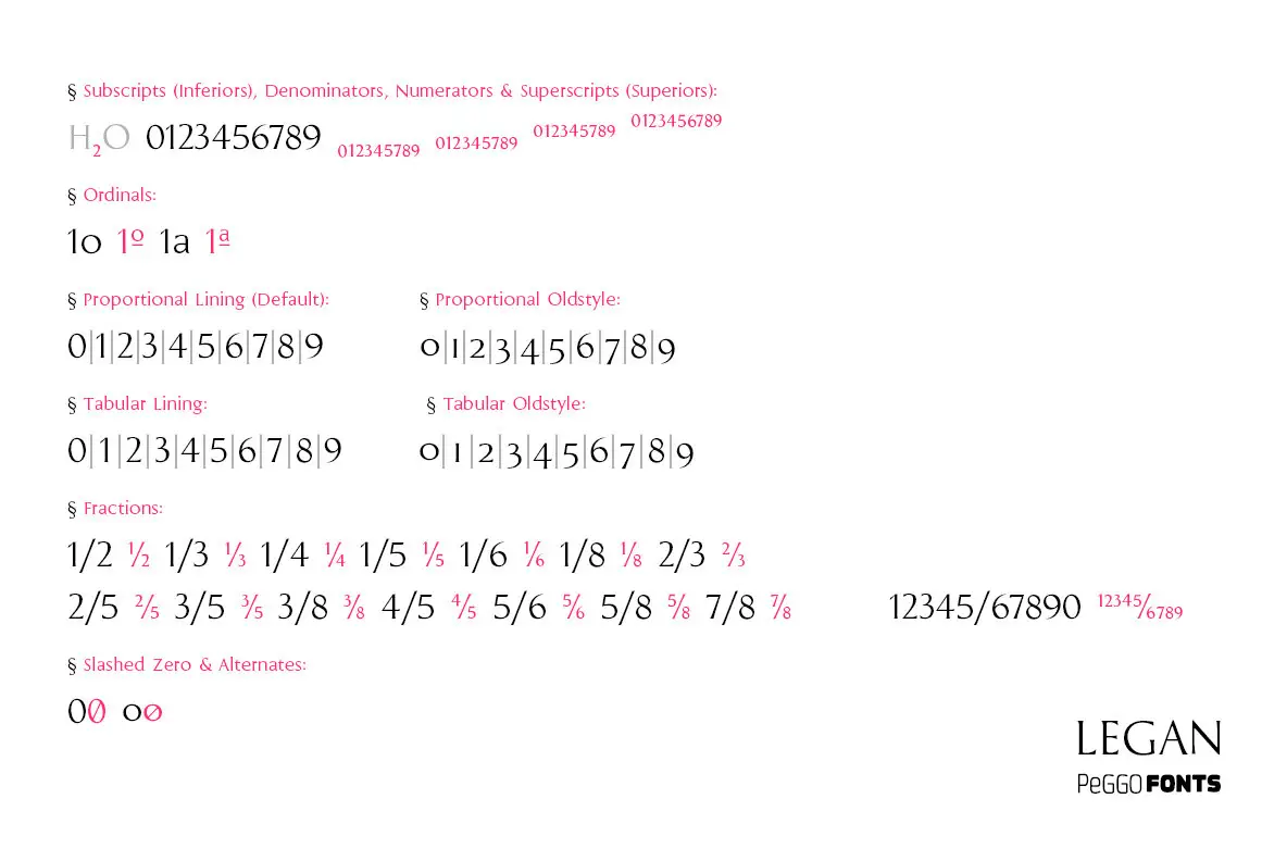 Legan Font - FontPath