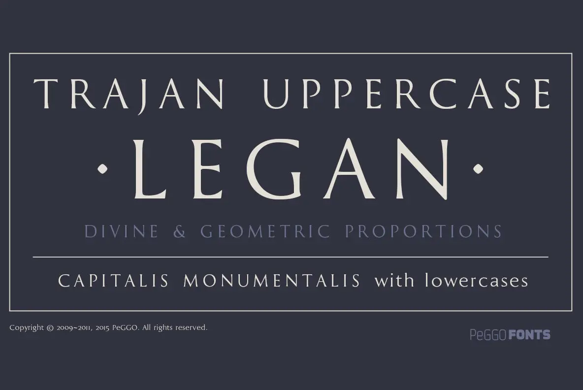 Legan Font - FontPath