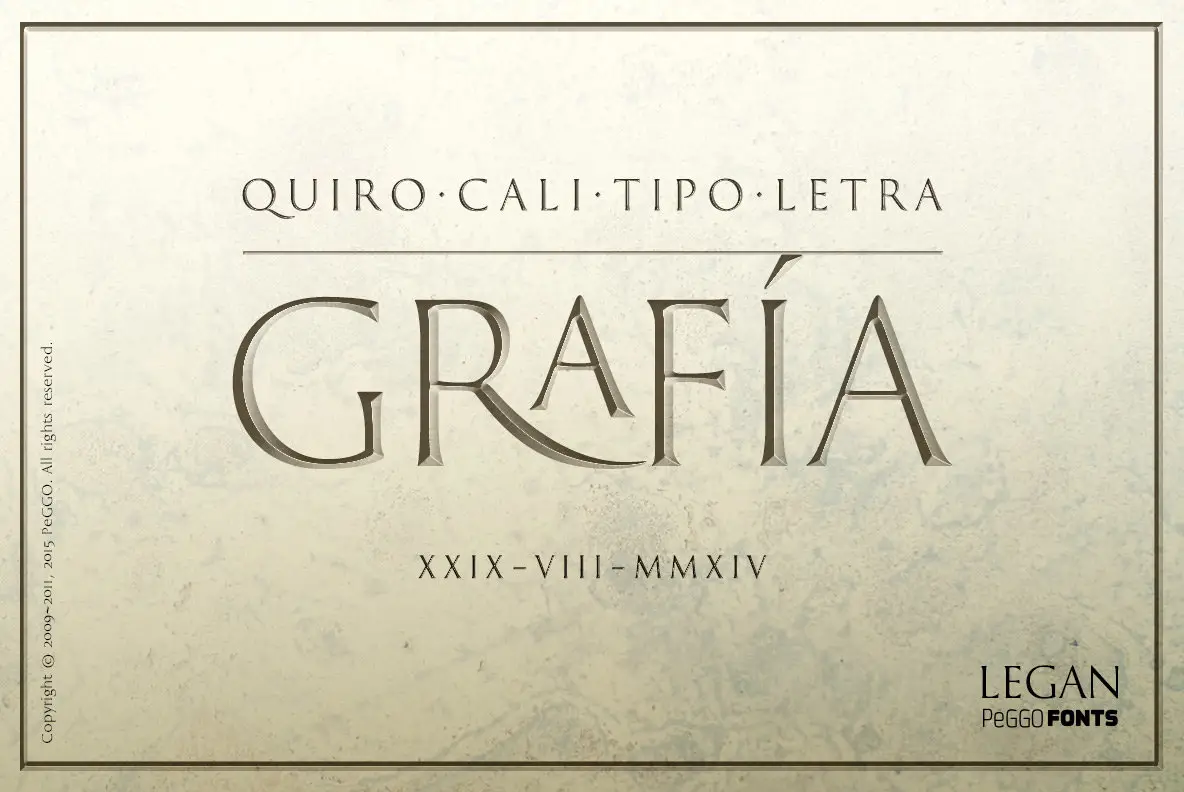 Legan Font - FontPath