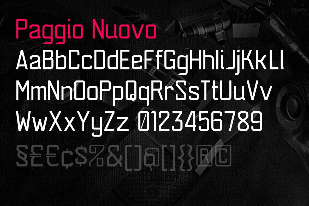 Paggio Nuovo Font - FontPath