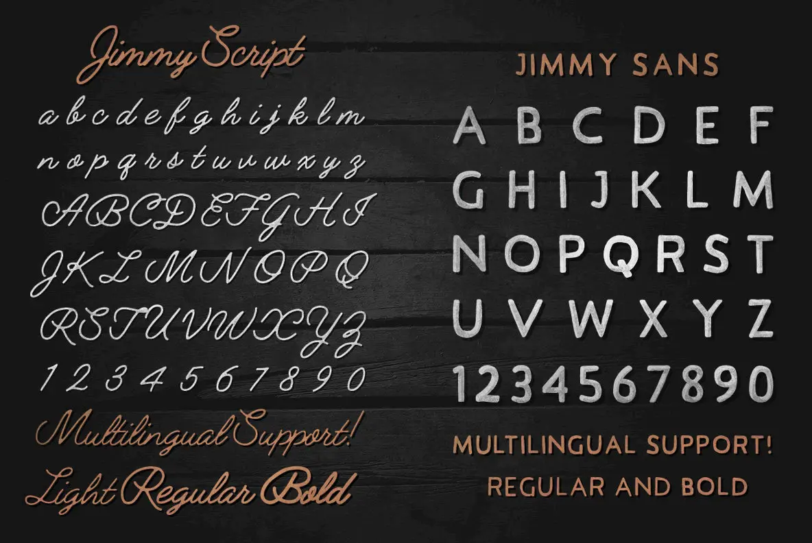 Jimmy Script Font - YouWorkForThem