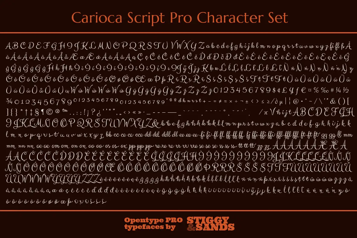 Carioca Script Pro Font - FontPath