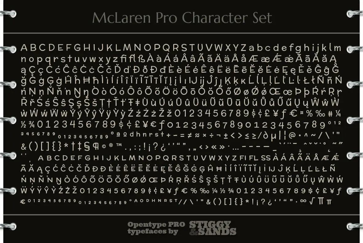 McLaren Pro Font - YouWorkForThem