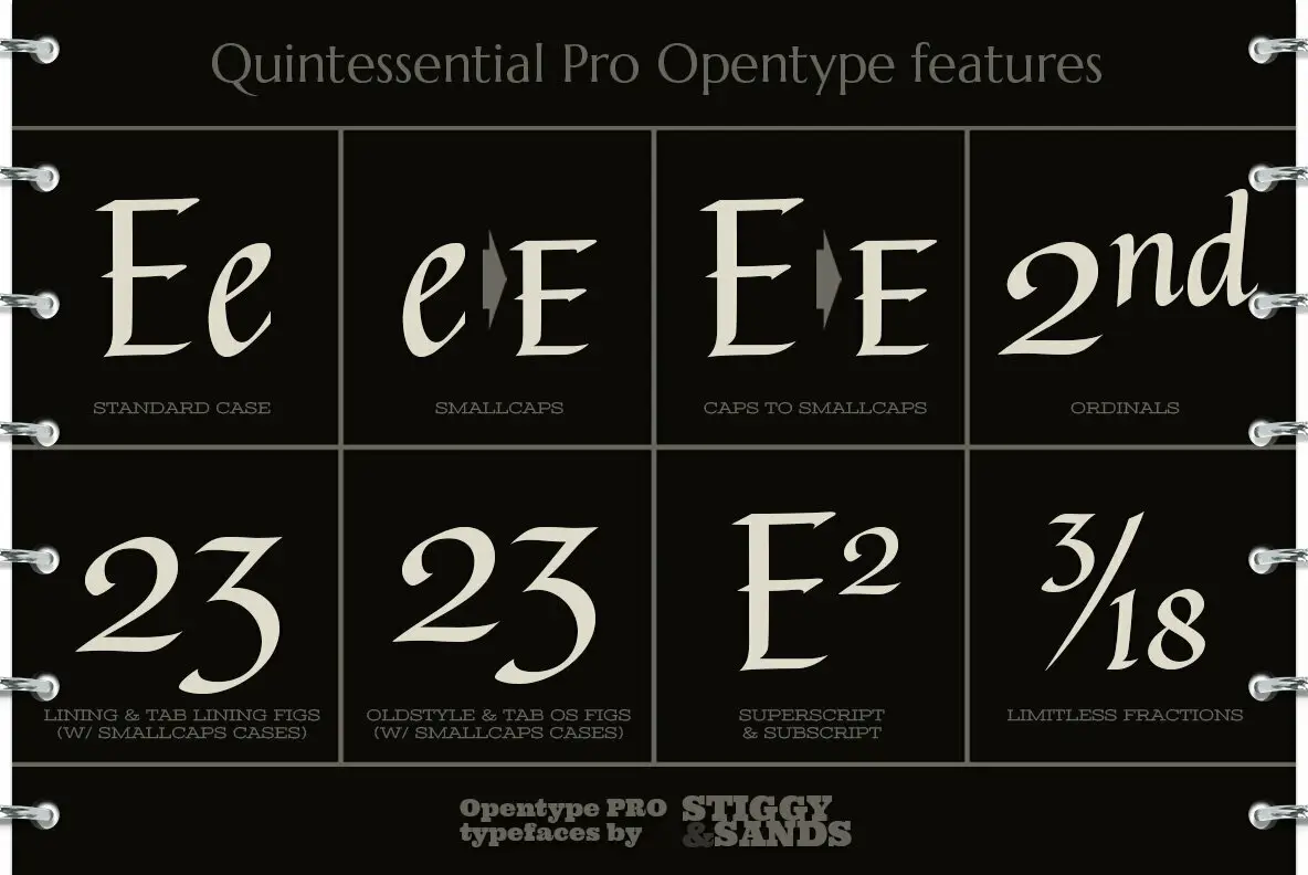 Quintessential Pro Font - FontPath