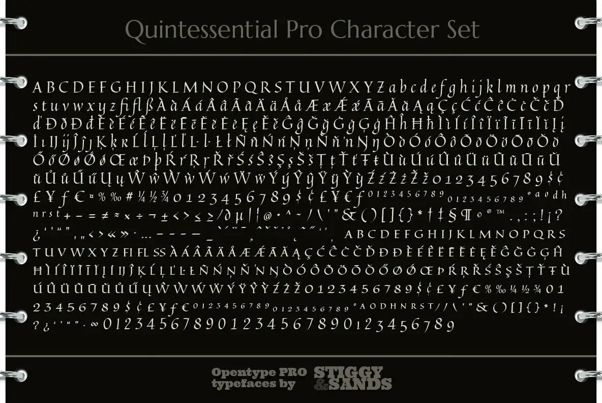 Quintessential Pro Font - FontPath
