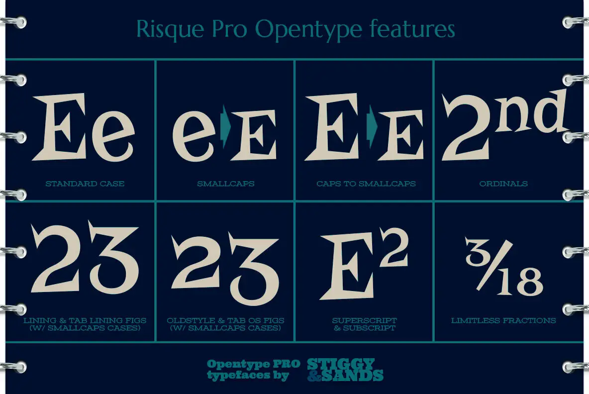 Risque Pro Font - YouWorkForThem