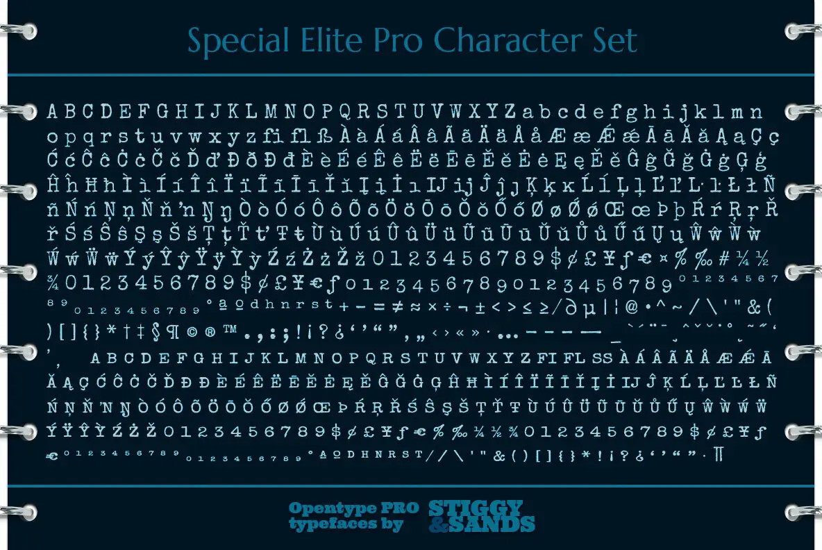 Special Elite Pro Font - FontPath