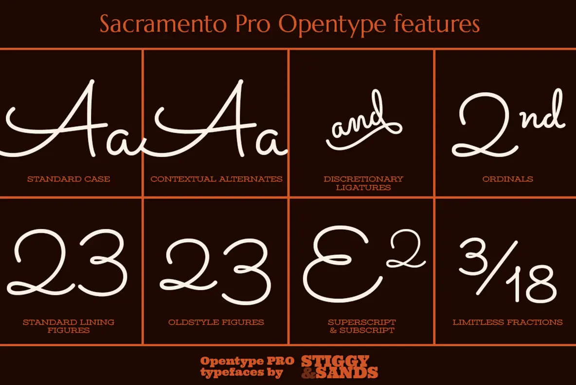 Sacramento Pro Font - FontPath