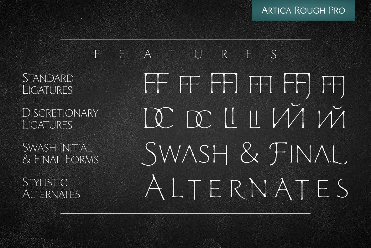 Artica Rough Pro Font - FontPath