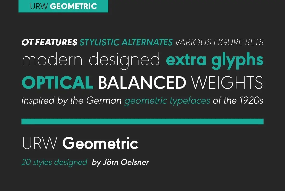 URW Geometric Font - FontPath
