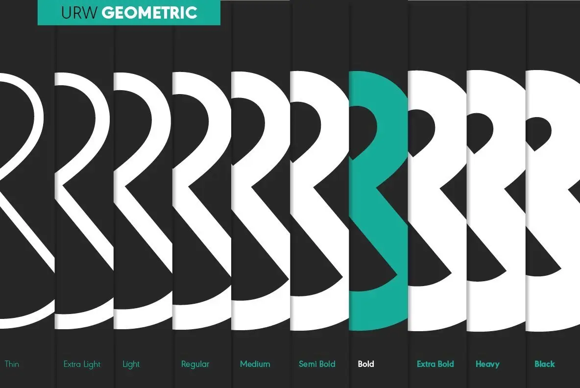 URW Geometric Font - YouWorkForThem