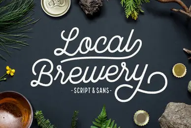 Authentic Weathered Fonts for Food Packaging - YouWorkForThem