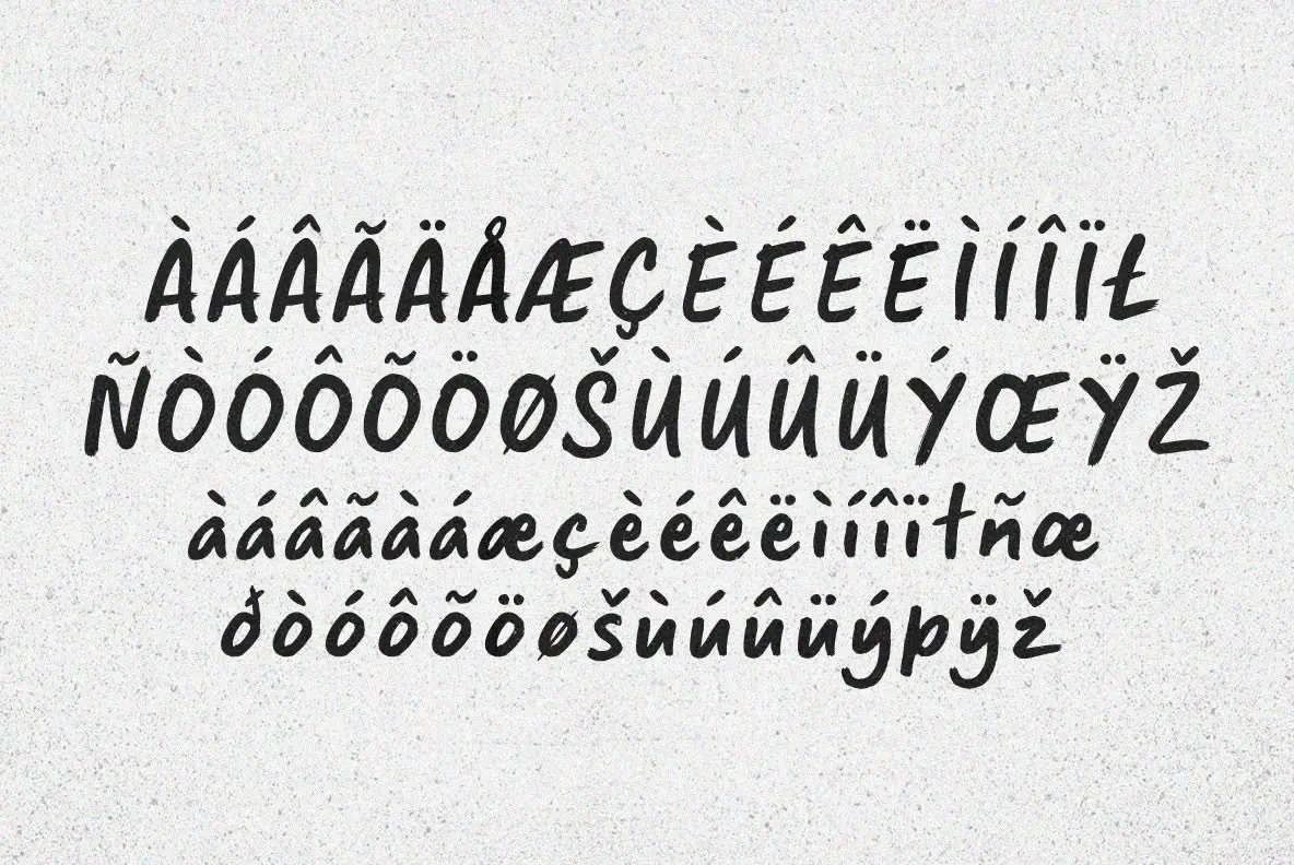 Hang Loose Font - YouWorkForThem