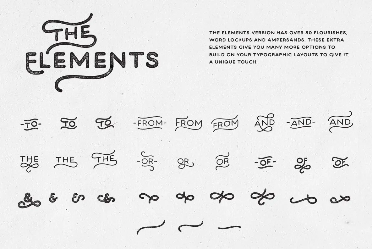 Bosk Hand Font - FontPath