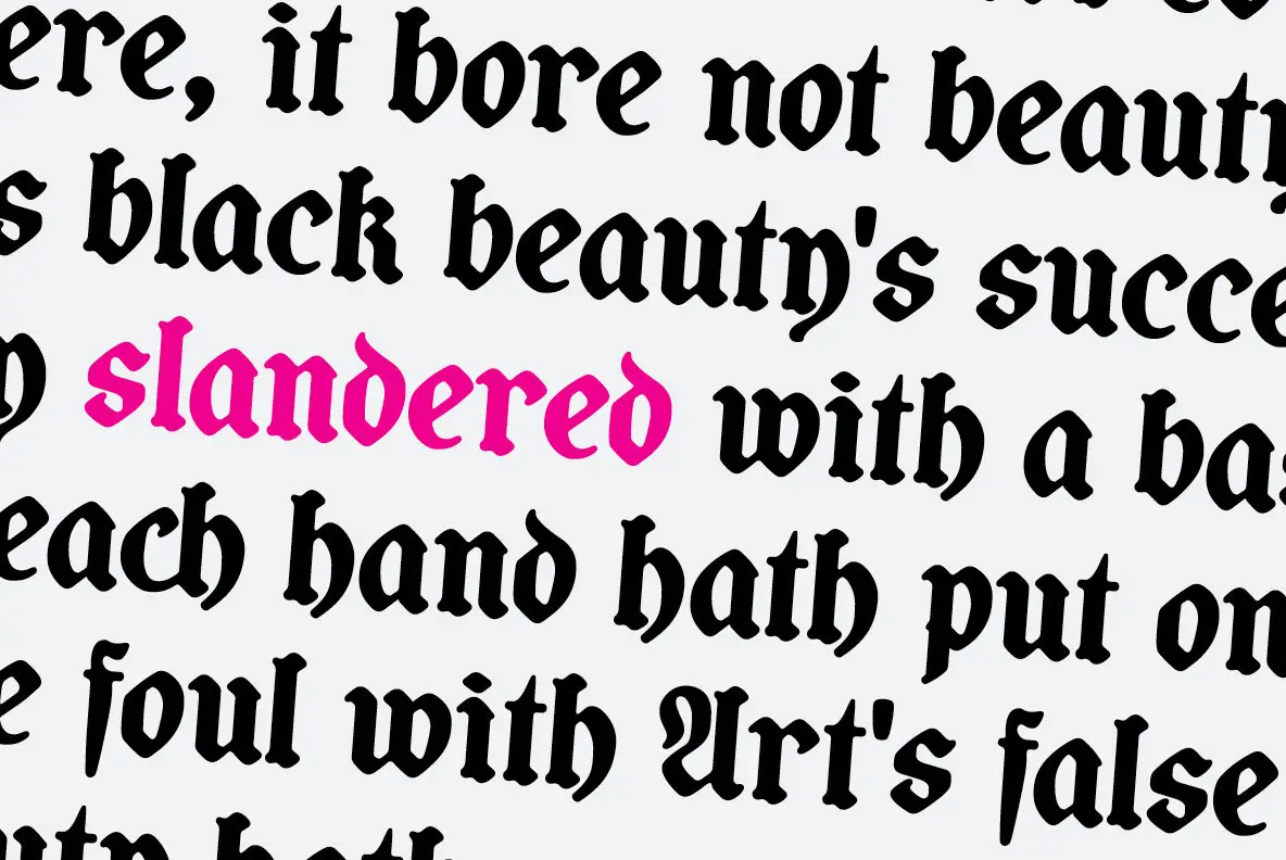 Coop Blackletter Font - YouWorkForThem