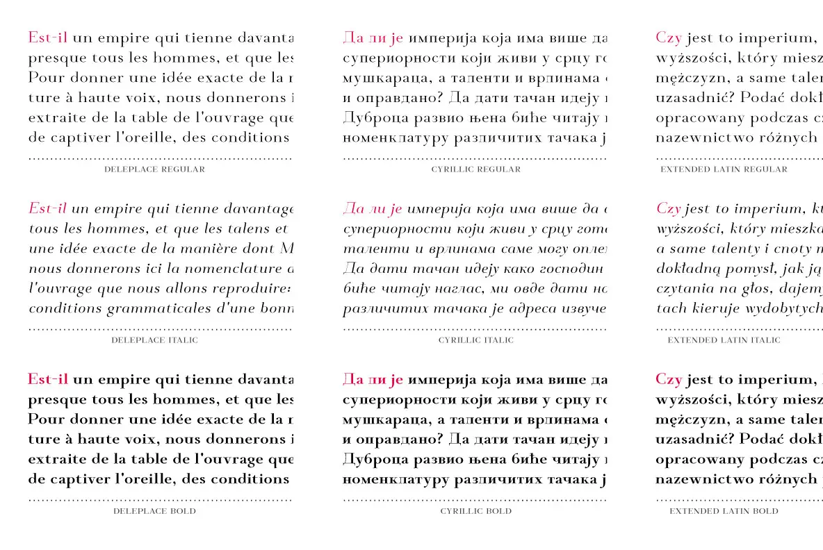 Deleplace Font - YouWorkForThem