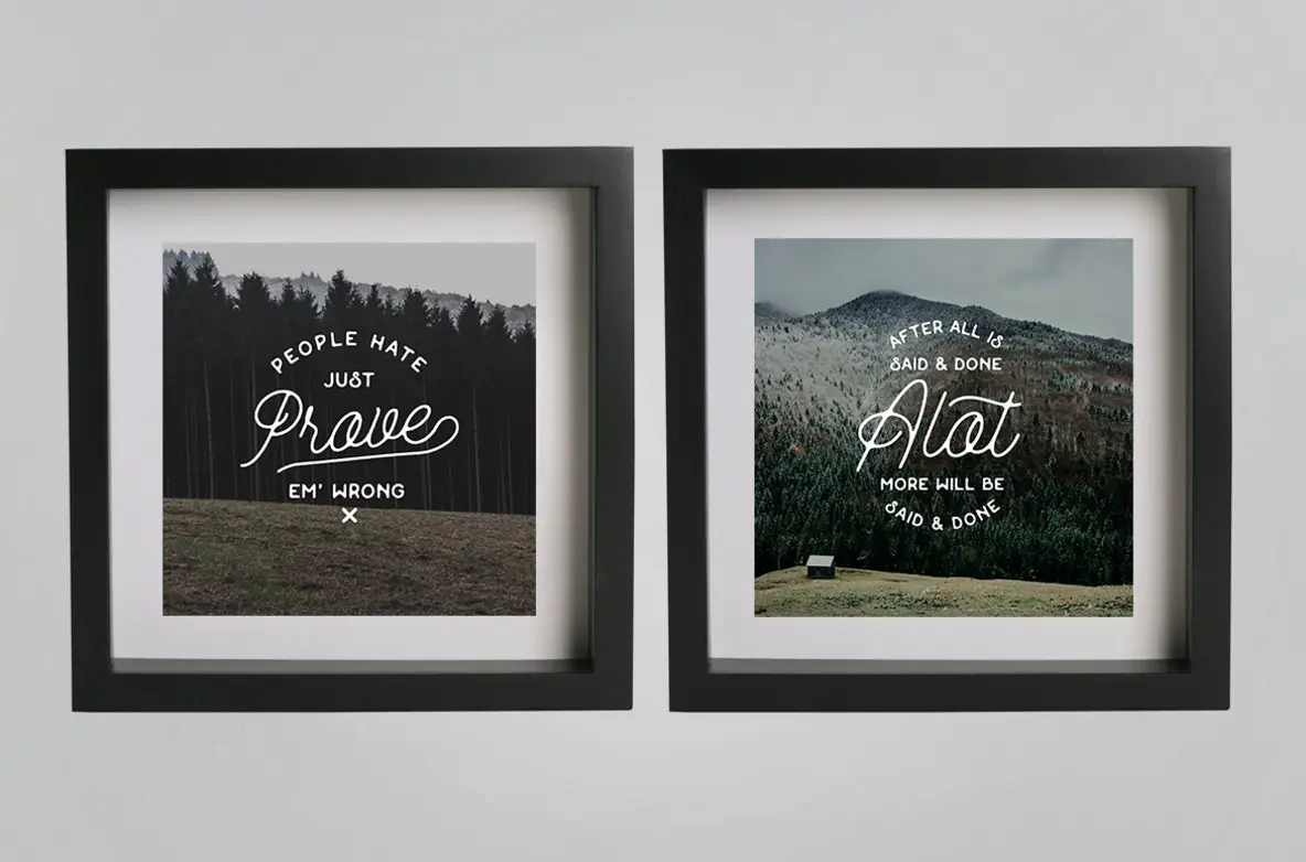 Hustle Script Font - YouWorkForThem