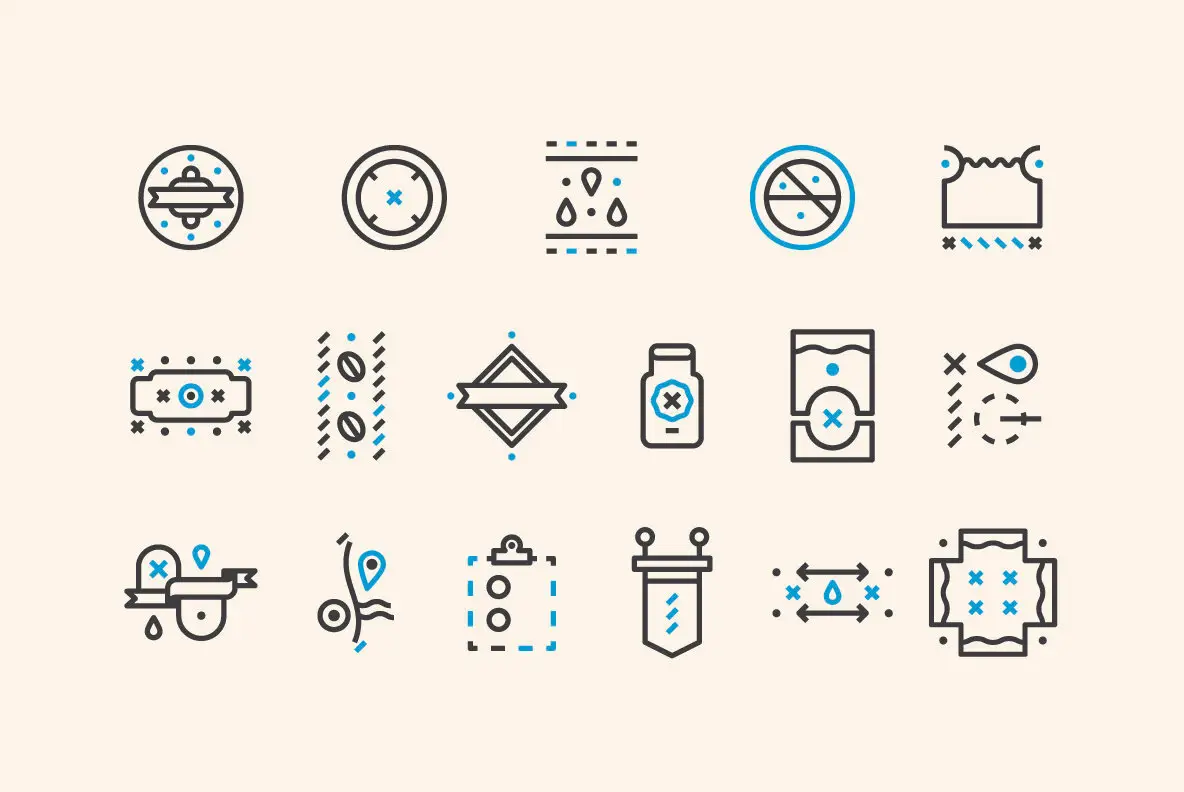 YWFT Basicons: Cafe Font - FontPath