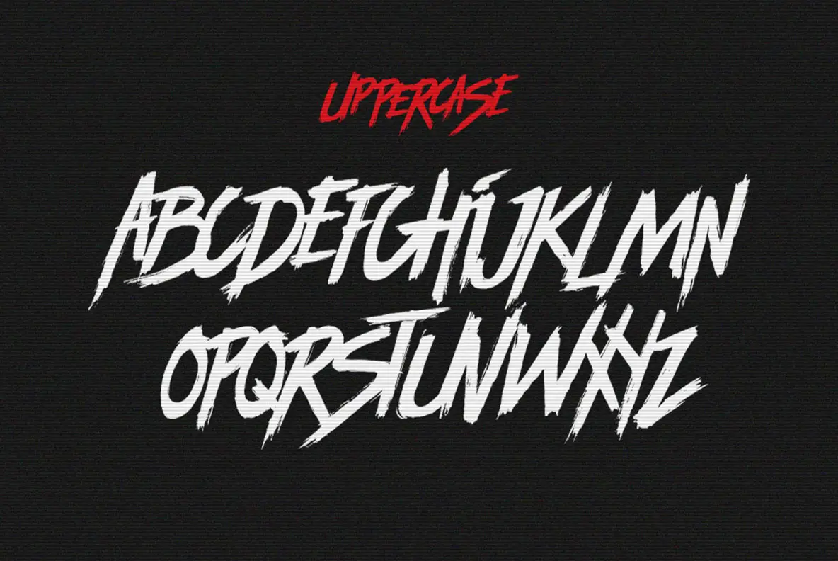 Violence Font - YouWorkForThem