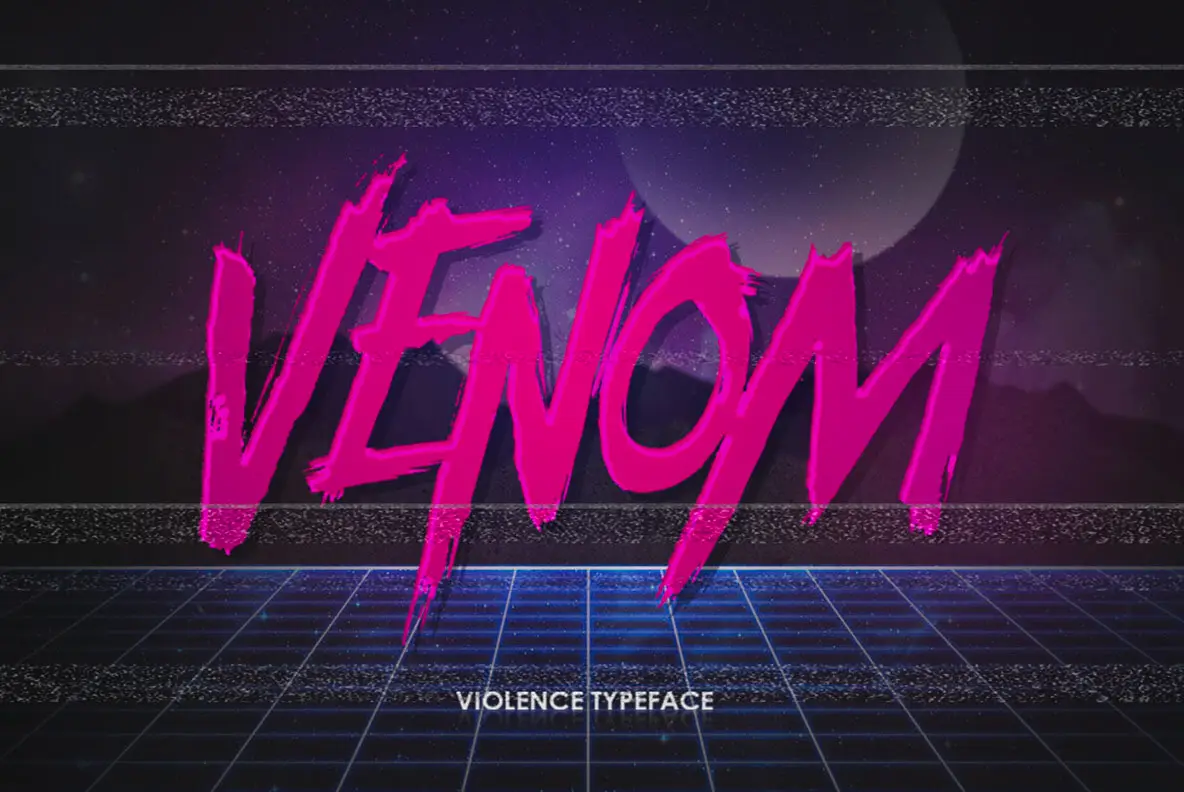 Violence Font - YouWorkForThem