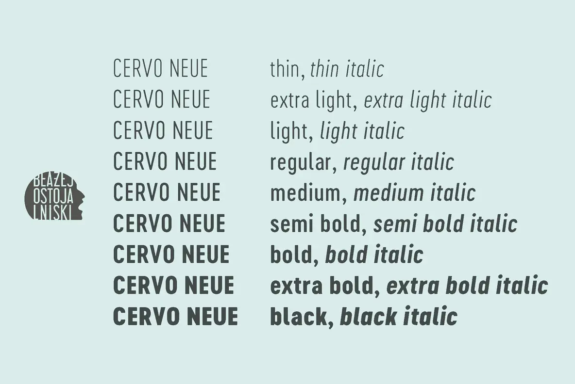 Cervo Neue Font - FontPath