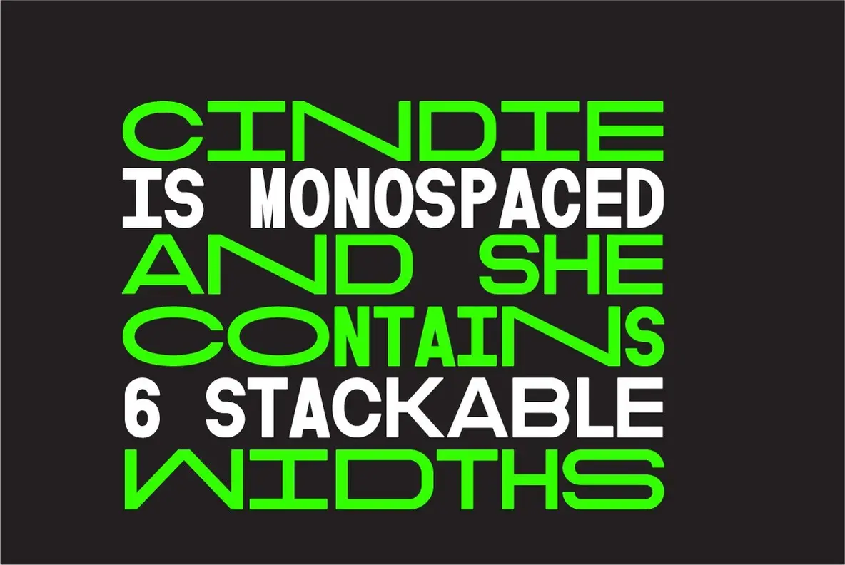 Cindie Mono Font - FontPath