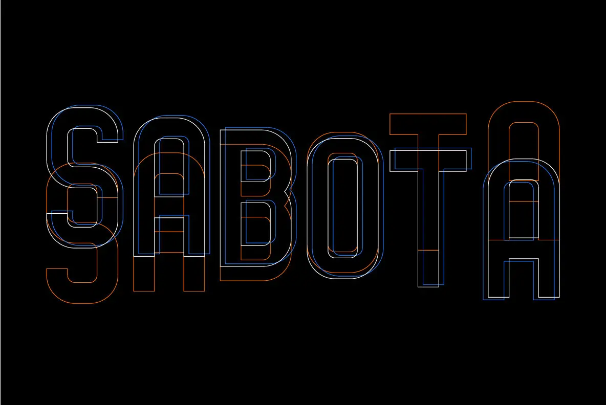 Sabota Font - YouWorkForThem