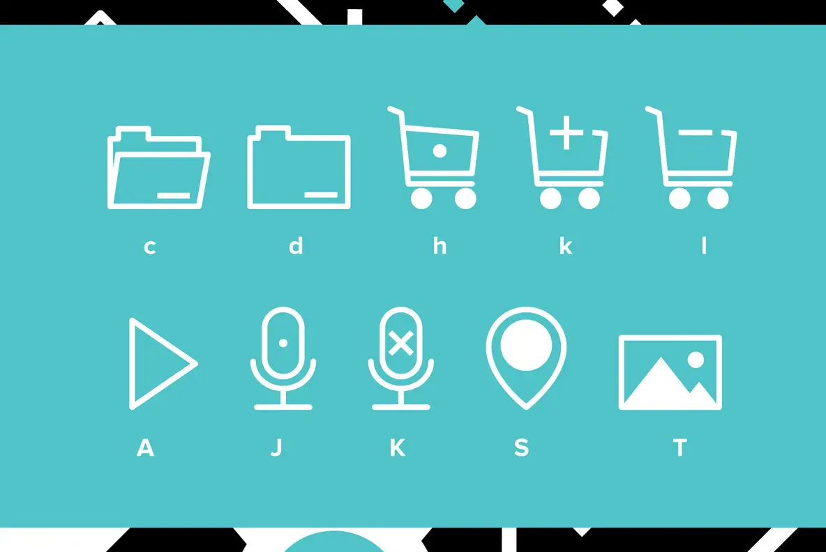 The Basicons Collection Font - FontPath