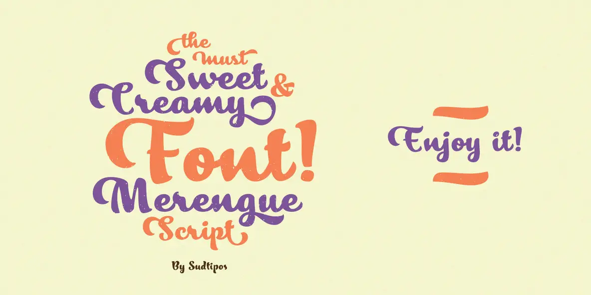 Merengue Script Font - FontPath