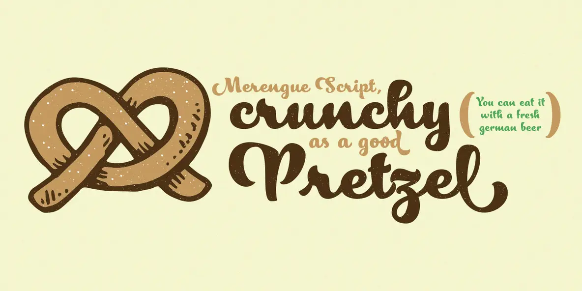Merengue Script Font - FontPath