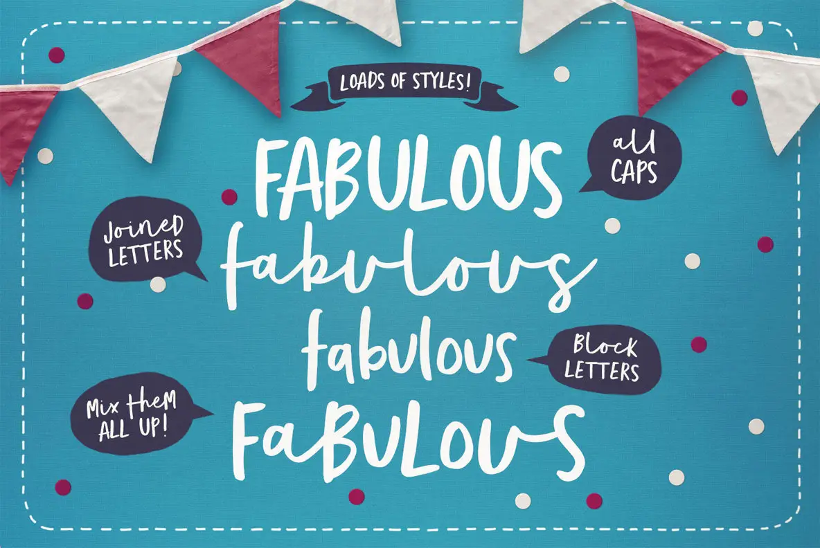 Totally Terrific Typeface Font - YouWorkForThem