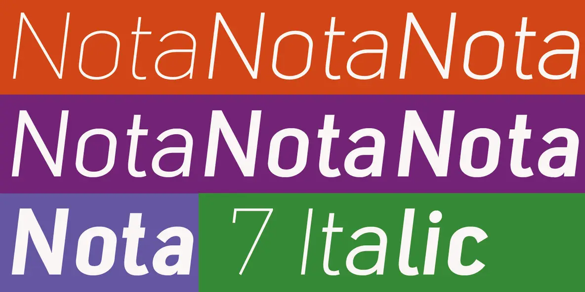 Nota Font - YouWorkForThem