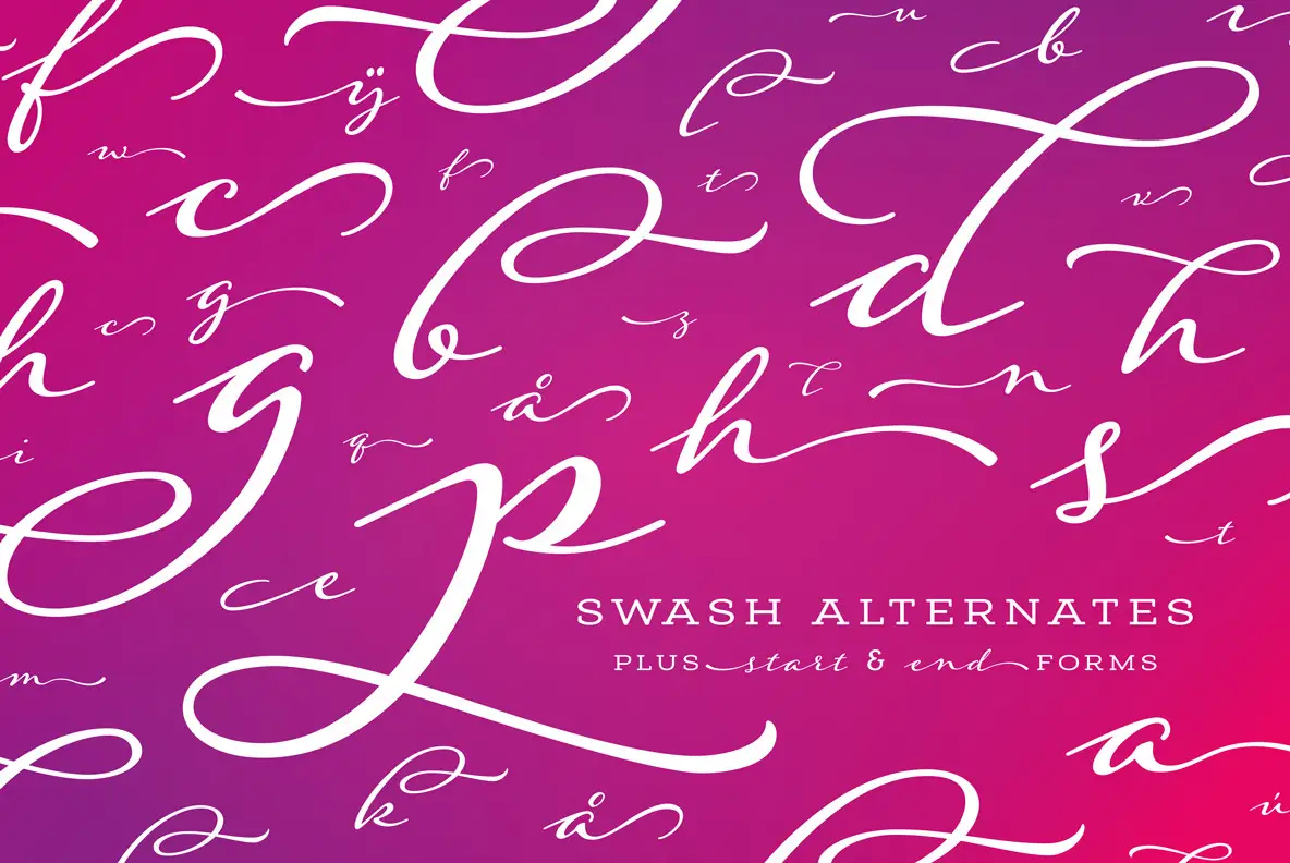 Adorn Garland Smooth Font - FontPath