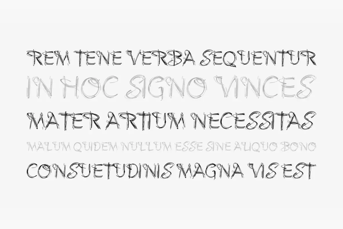 Savage Initials Font - FontPath