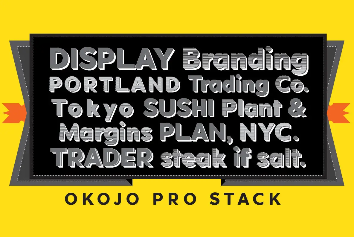Okojo Pro Stack Font - FontPath