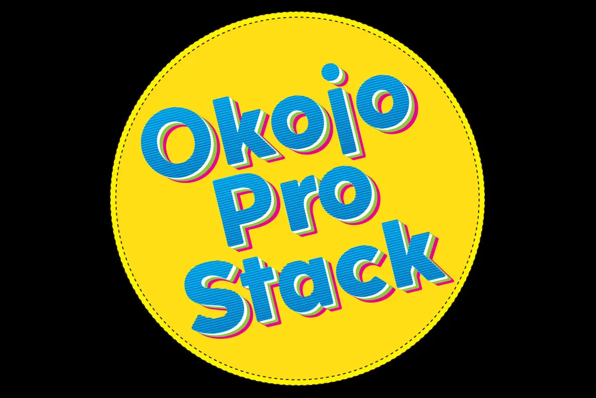 Okojo Pro Stack Font - FontPath